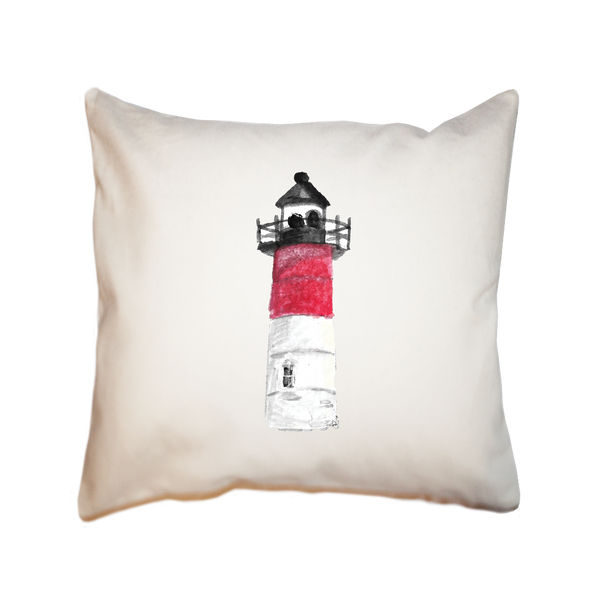 wellfleet lighthouse square pillow - Tina Labadini Designs